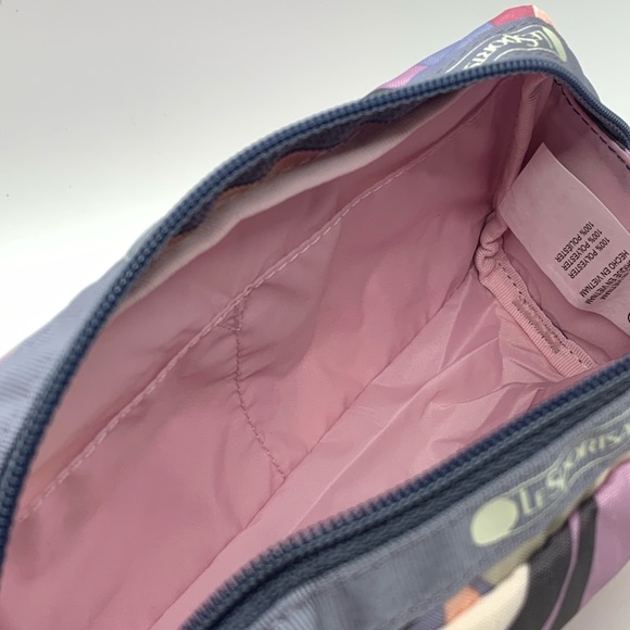 Lesportsac | Bags | Lesportsac Rectangular Cosmetic Orchid Swirl Pouch ...